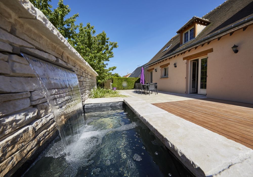 Lame d'eau, bassin et cascade | Paysagiste en Eure-et-Loir